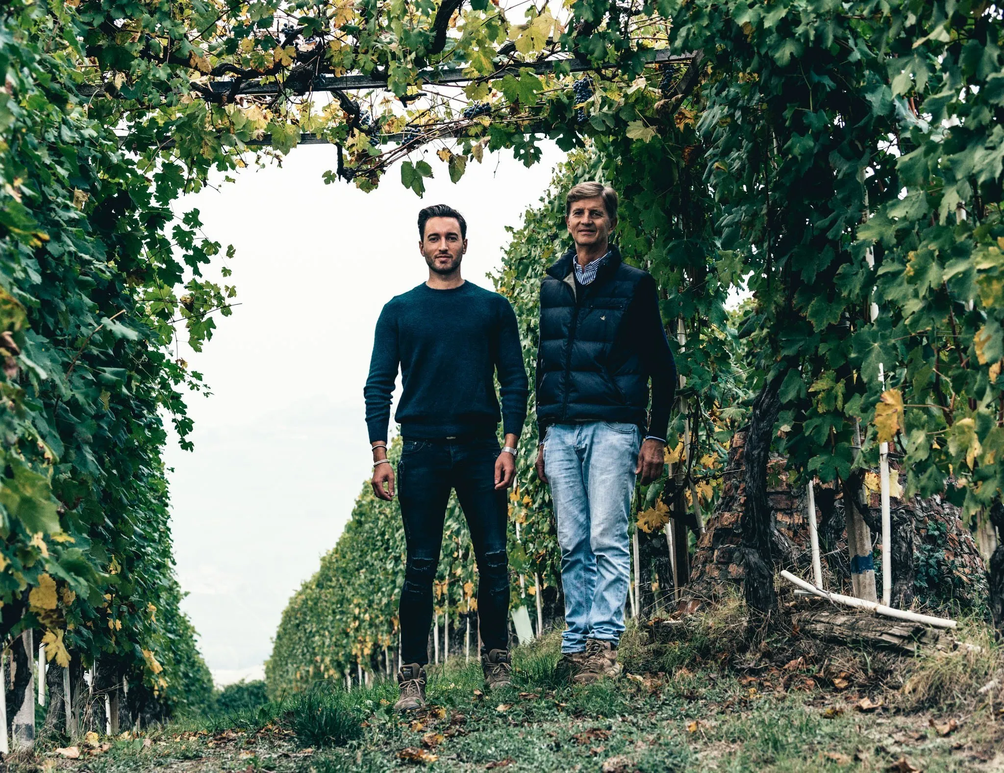 Luigi-and-Lorenzo-Scavino-in-Bricco-Fiasco – The Wine Merchant Thailand